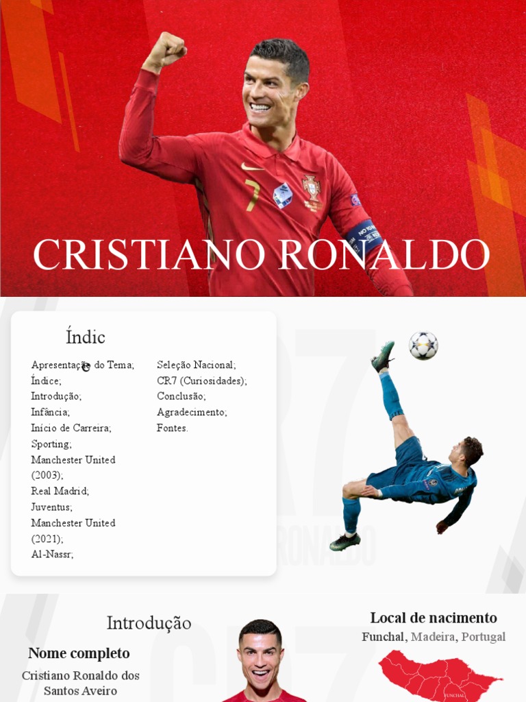 CR7 Powerpoint | PDF | Futebol | Esportes
