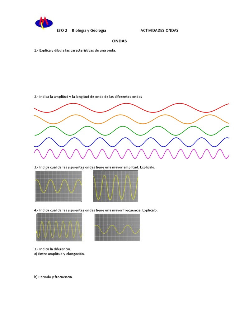Actividades Ondas | PDF | Olas | Sonido