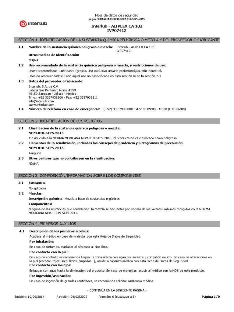 Aliplex CA 102 - Ivp07412 | PDF | Residuos | Gestión de residuos
