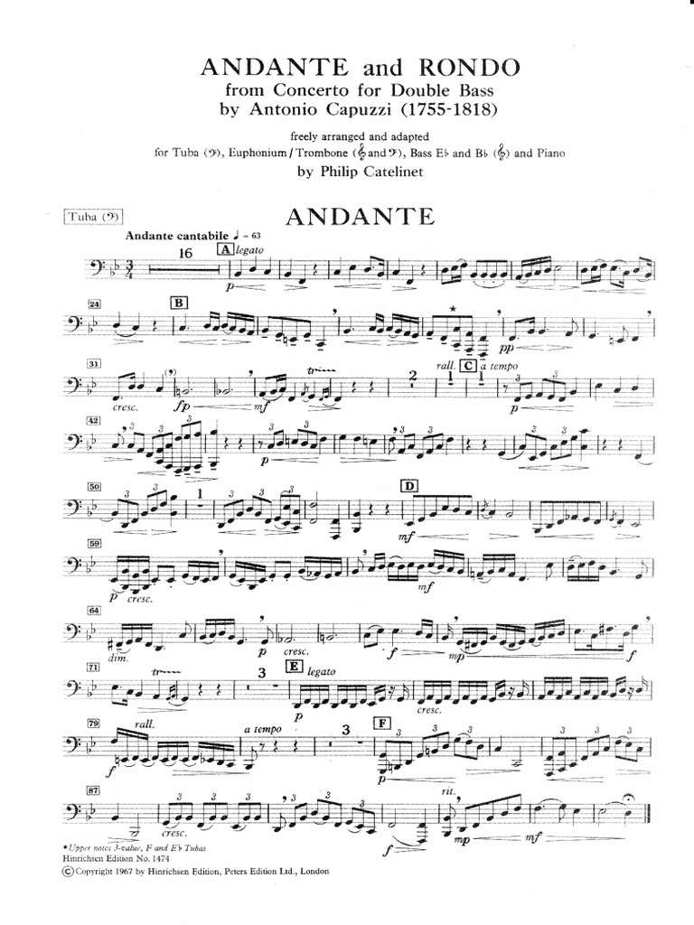 Capuzzi Andante | PDF | Musical Compositions