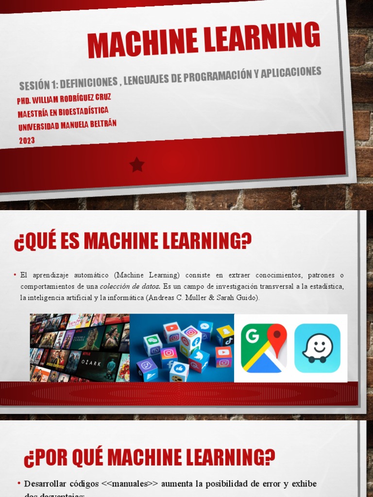 Introducción a Machine Learning y Python | PDF | Matriz (Matemáticas) | Aprendizaje automático