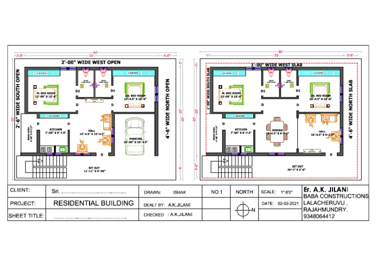 1) 40 X 30 EAST FACING - Recover-Model | PDF