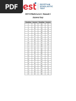 EST 1 - Math - Answer Key | PDF