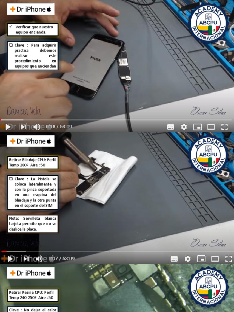 GUIA PASO A PASO - CPU A8 y RAM A8 IPHONE 6 y 6+ | PDF | Unidad Central ...