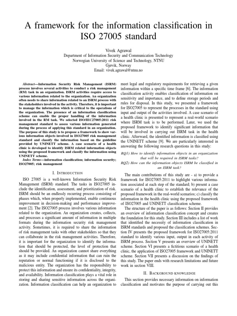 Classify | PDF | Risk | Classified Information