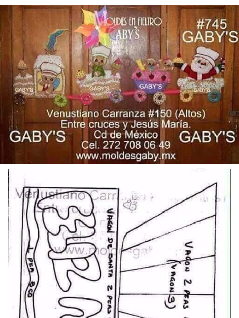 Moldes Gaby S 745 | PDF