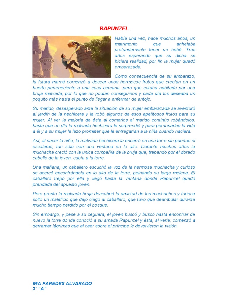 El Encanto de Rapunzel | PDF