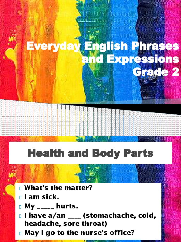 Everyday English Phrases and Expressions Grade 2 Complete | PDF ...
