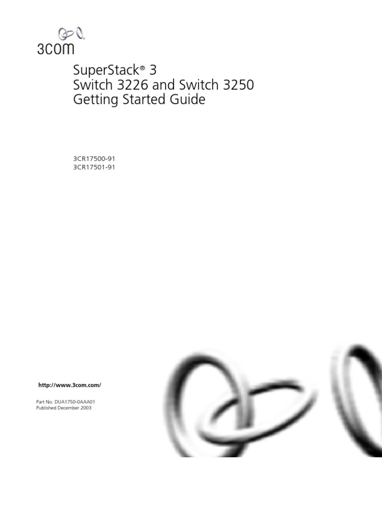 3com 3250 | PDF | Ip Address | Network Switch