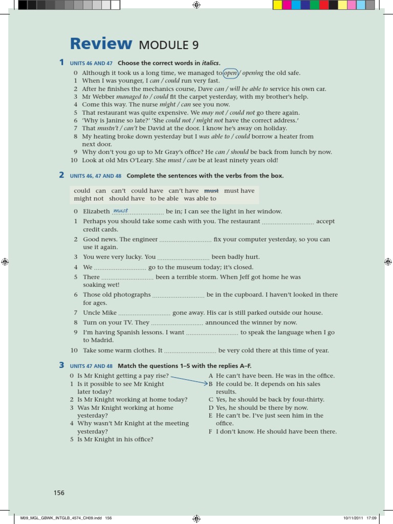 Mastering Modal Verbs: A Comprehensive Review of Modal Usage | PDF