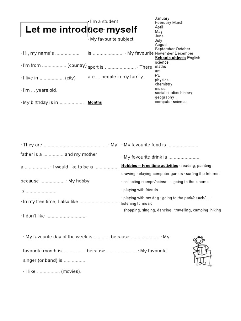 Let Me Introduce Myself | PDF