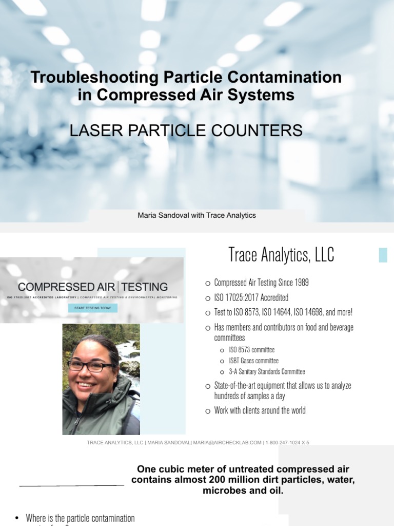 Lpcs How To Troubleshoot Particle Contamination in Compressed Air | PDF | Aerosol | Physical ...