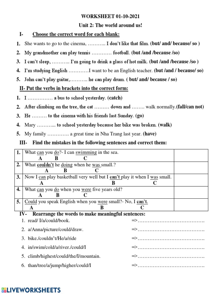 SUPER MIND Unit 2 Test | PDF