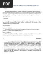 Kontekstwalisadong Komunikasyon Sa Filipino | PDF