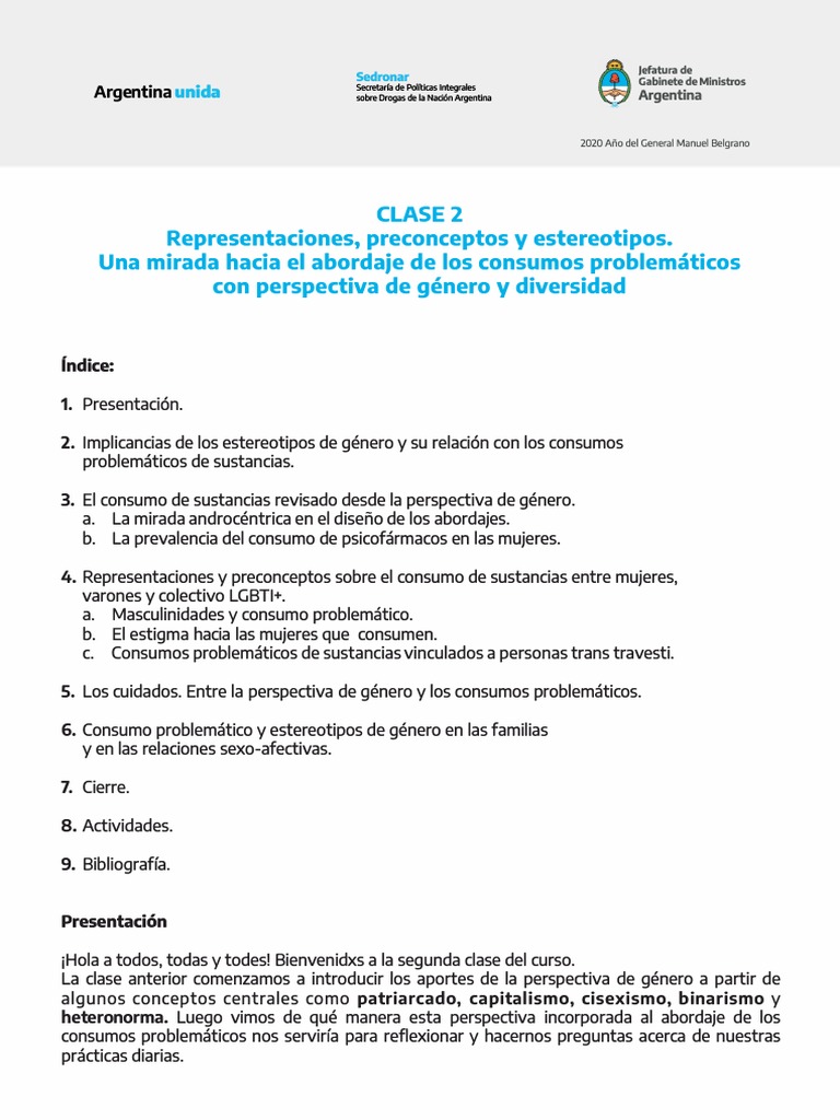 Representaciones, Preconceptos y Estereotipos | PDF