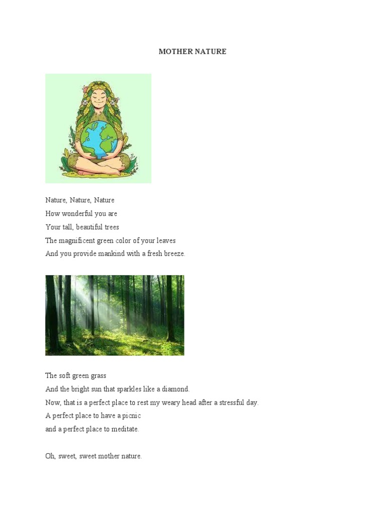 Mother Nature: A Poem by Toluwanimi | PDF