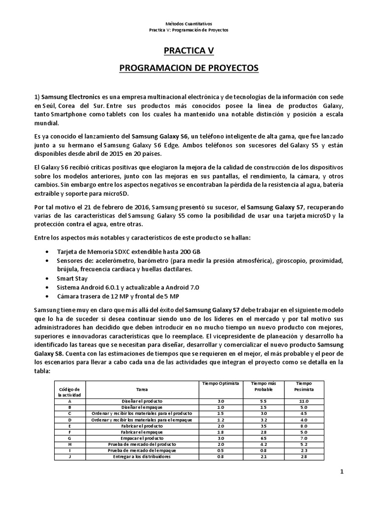 PRACTICA - 5 - Programacion de Proyectos - ED - 1C - 2019 | PDF | Informática | Computadoras móviles