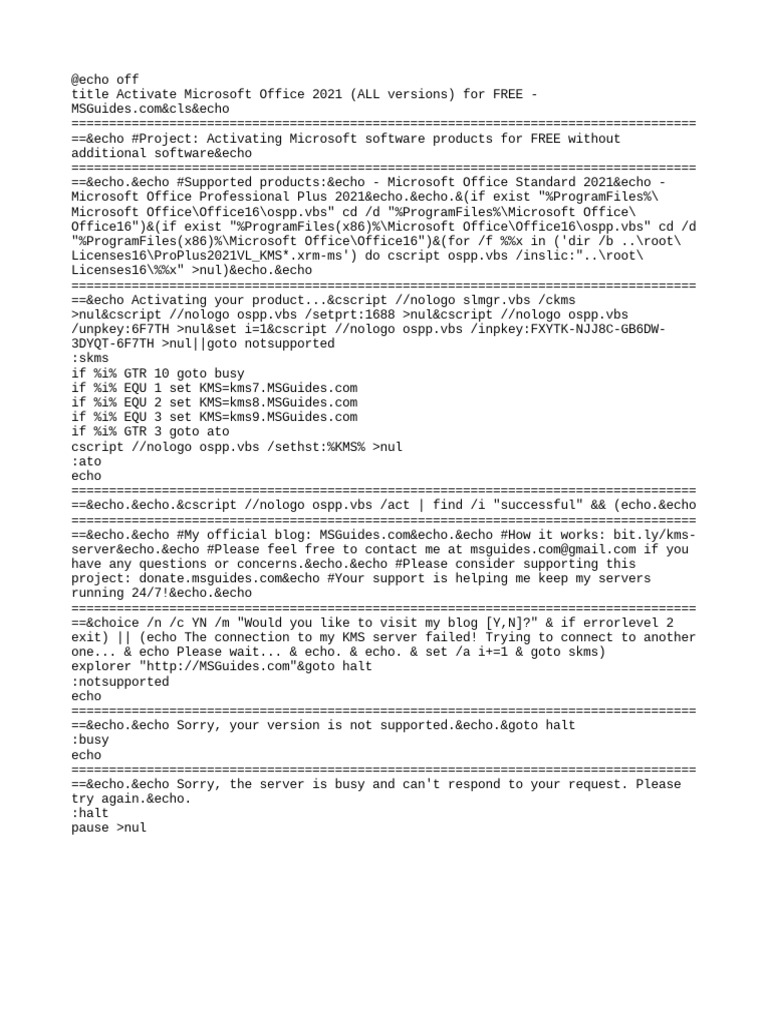 Activate Office | PDF | Software Development | Computer Engineering