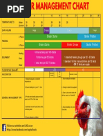 Layer Chicken Feed Consumption Chart | PDF