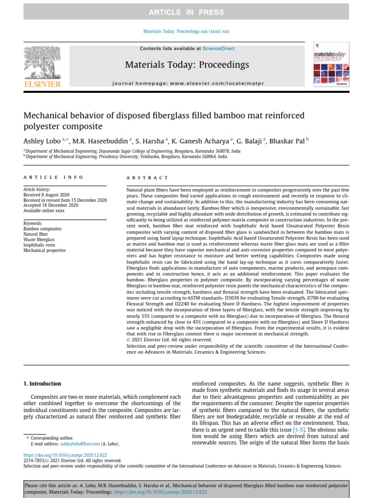 Lobo 2021 | PDF | Composite Material | Fiberglass