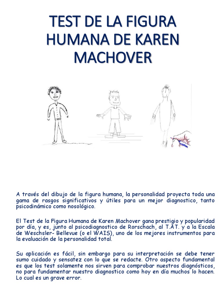 Test Del Dibujo - Machover - Personalidad | PDF | Dibujo | Masculinidad
