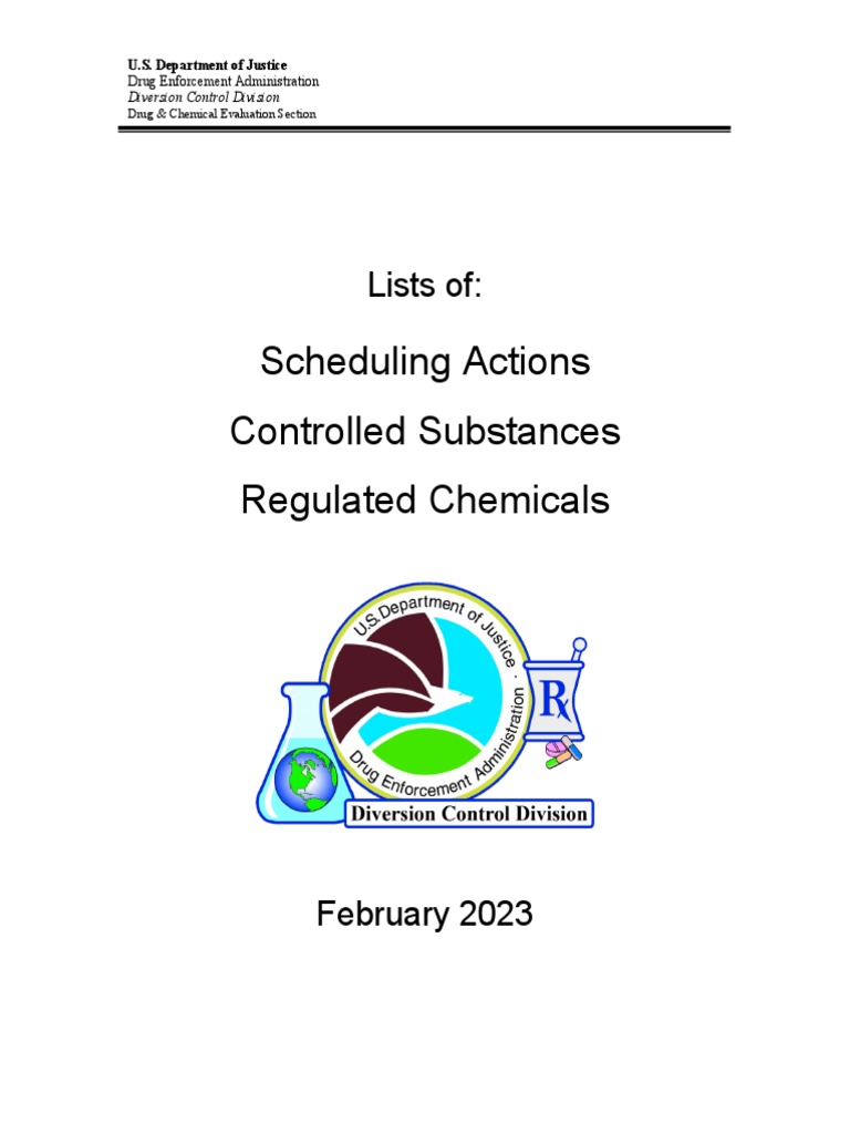 Orange Book | PDF | Controlled Substances Act | Chemical Substances