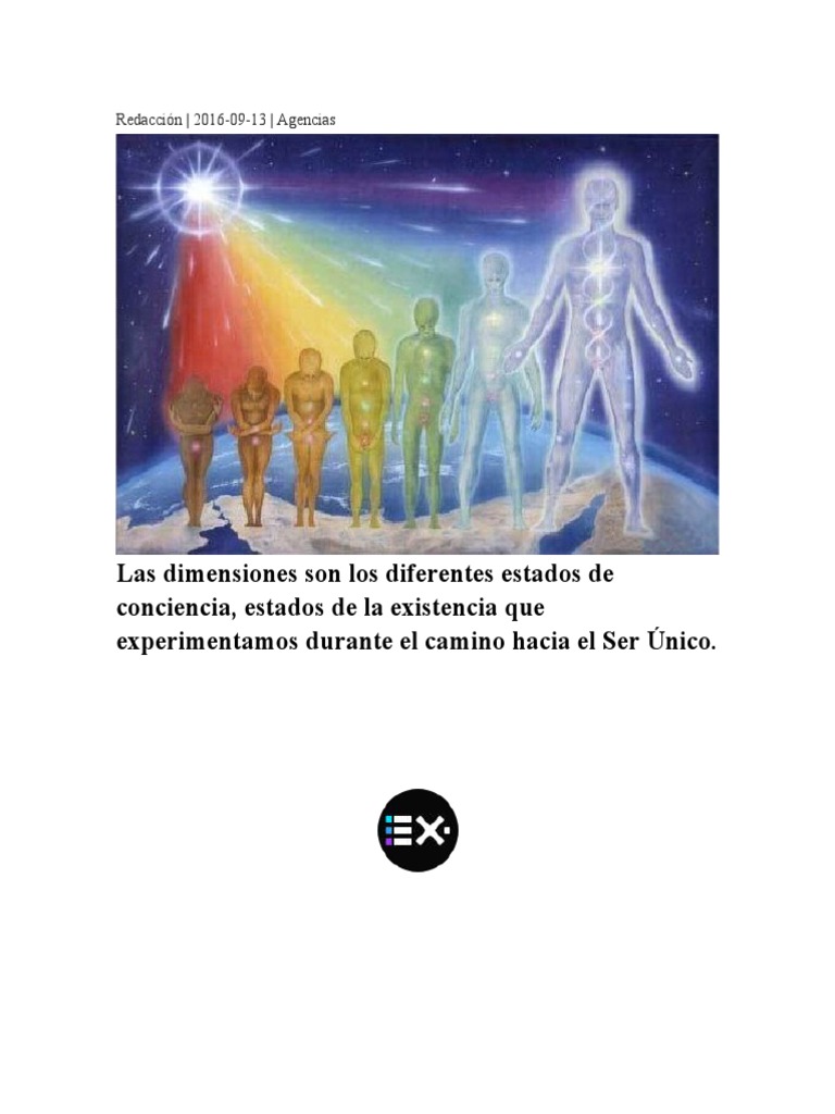 Las 7 Dimensiones Del Ser | PDF | Alma | Importar