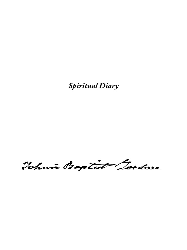 Spiritual Diary en | PDF | History | Religion & Spirituality
