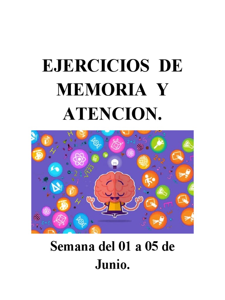 Ejercicios de Memoria y Atencion | PDF
