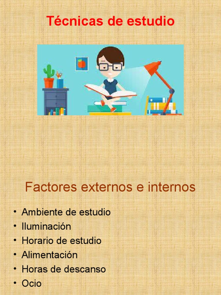 Técnicas de Estudio en Power Point | PDF | Ensayos | Cognición