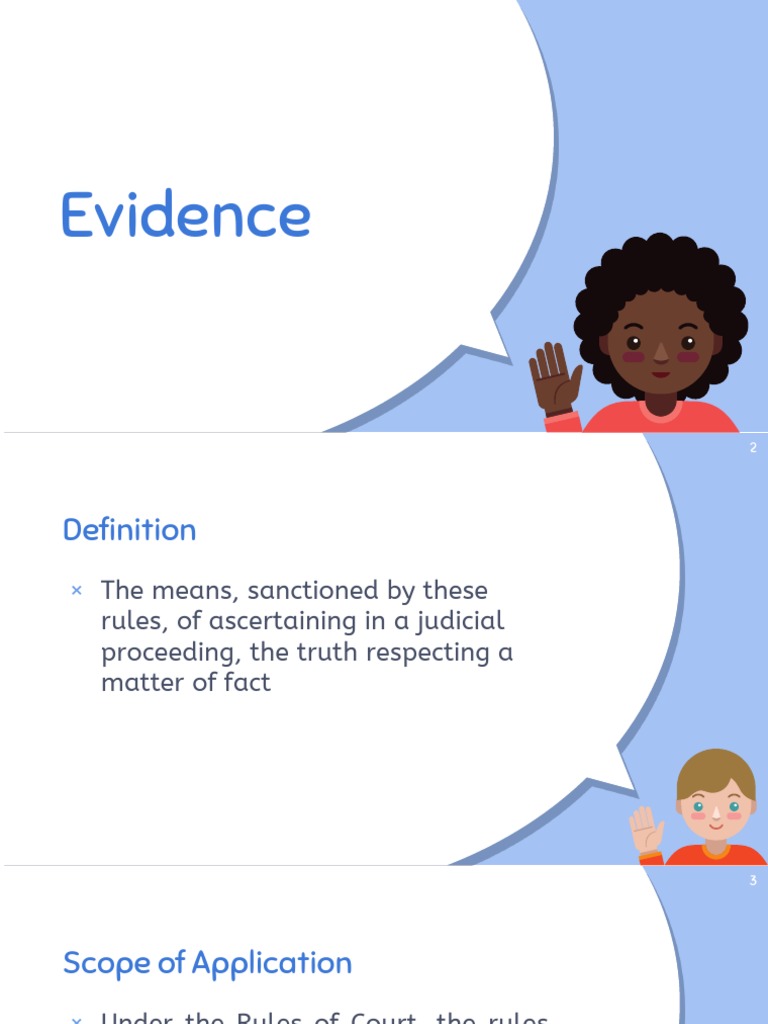 Evidence | PDF | Evidence (Law) | Burden Of Proof (Law)