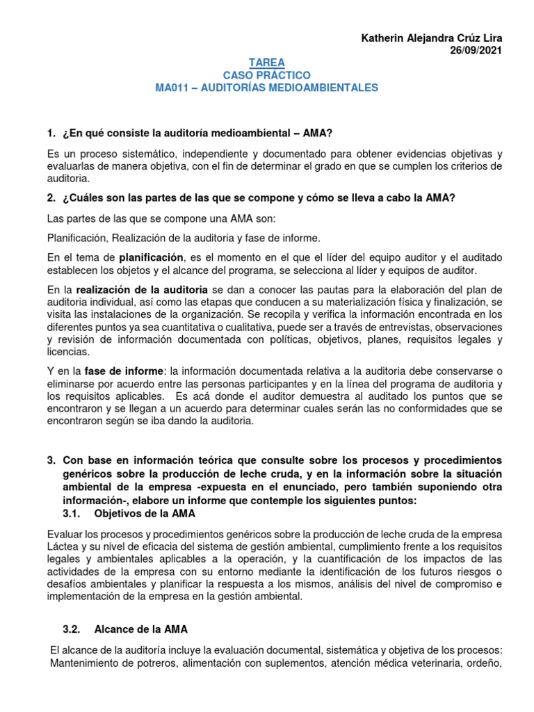Ma011 - Auditorías Medioambientales | PDF | Auditoría | Residuos