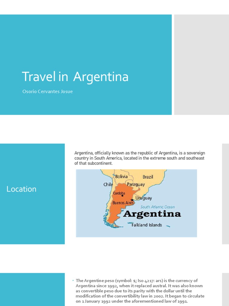 Travel in Argentina | PDF