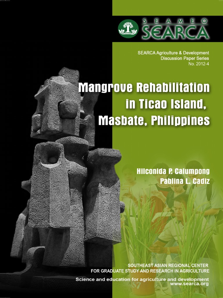 SEARCA Mangrove Rehabilitation in Ticao Island Masbate Philippines ...