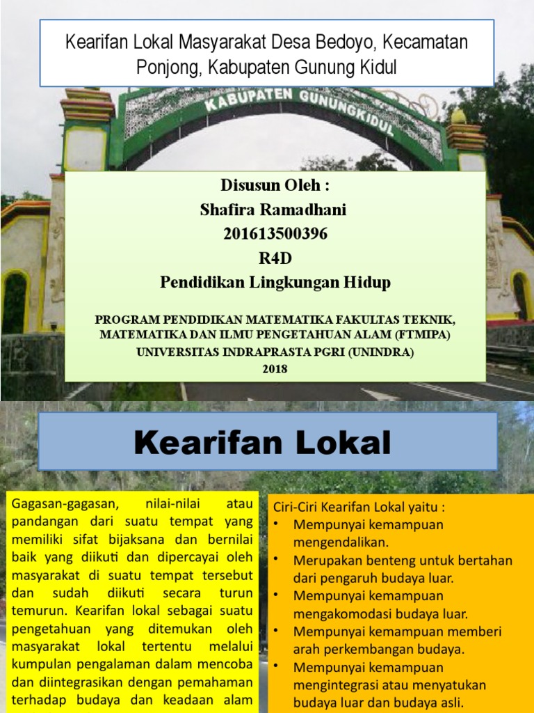 Kearifan Lokal Bedoyo | PDF