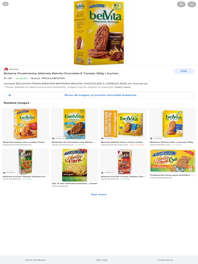 Provita Chocolate Bolachas - Google Search | PDF