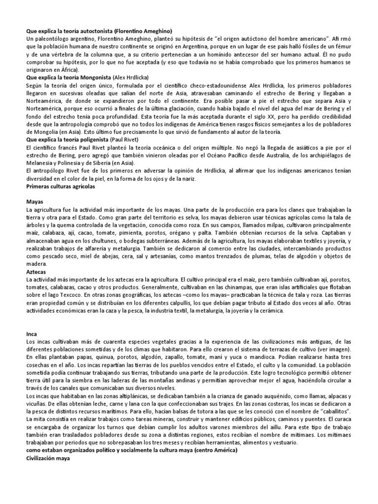 Que Explica La Teoría Autoctonista Florentino Ameghino | Descargar ...