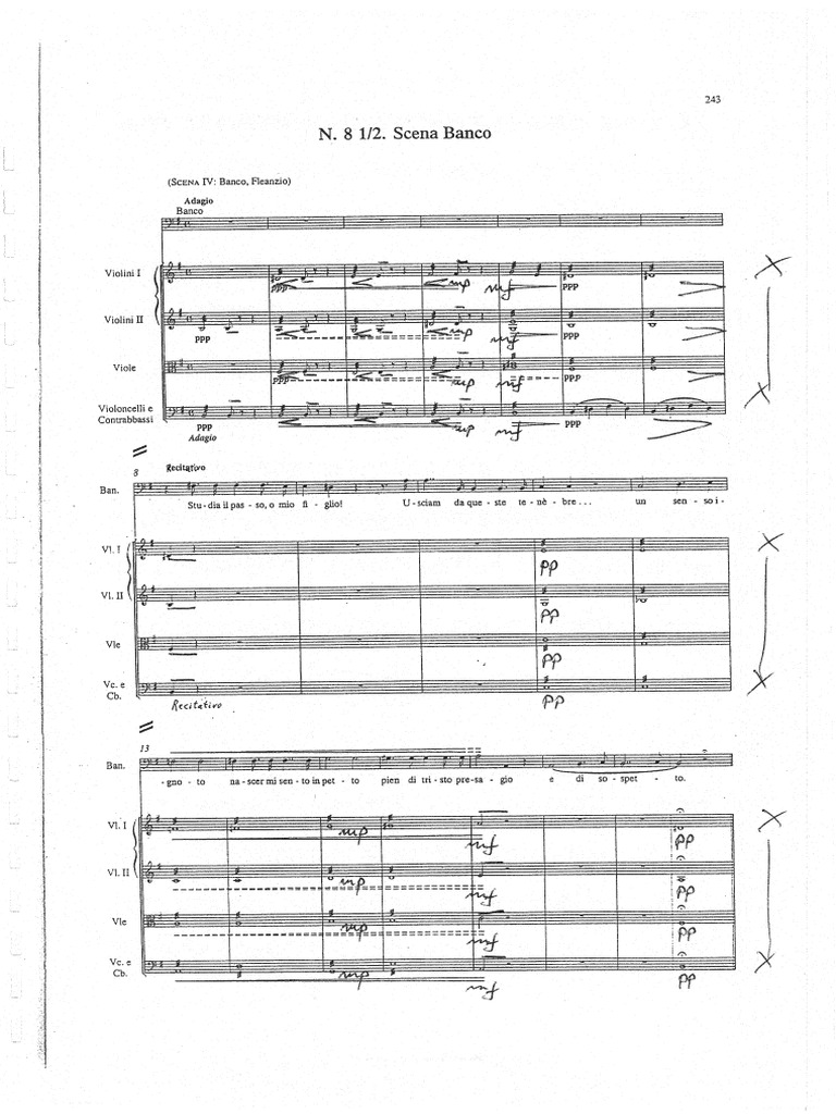 Verdi G. - Macbeth (Come Dal Ciel Precipita) - Partitura | PDF