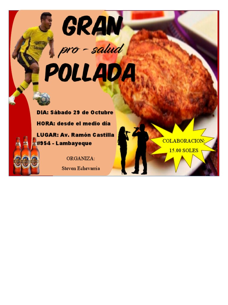 Pollada Editable | PDF
