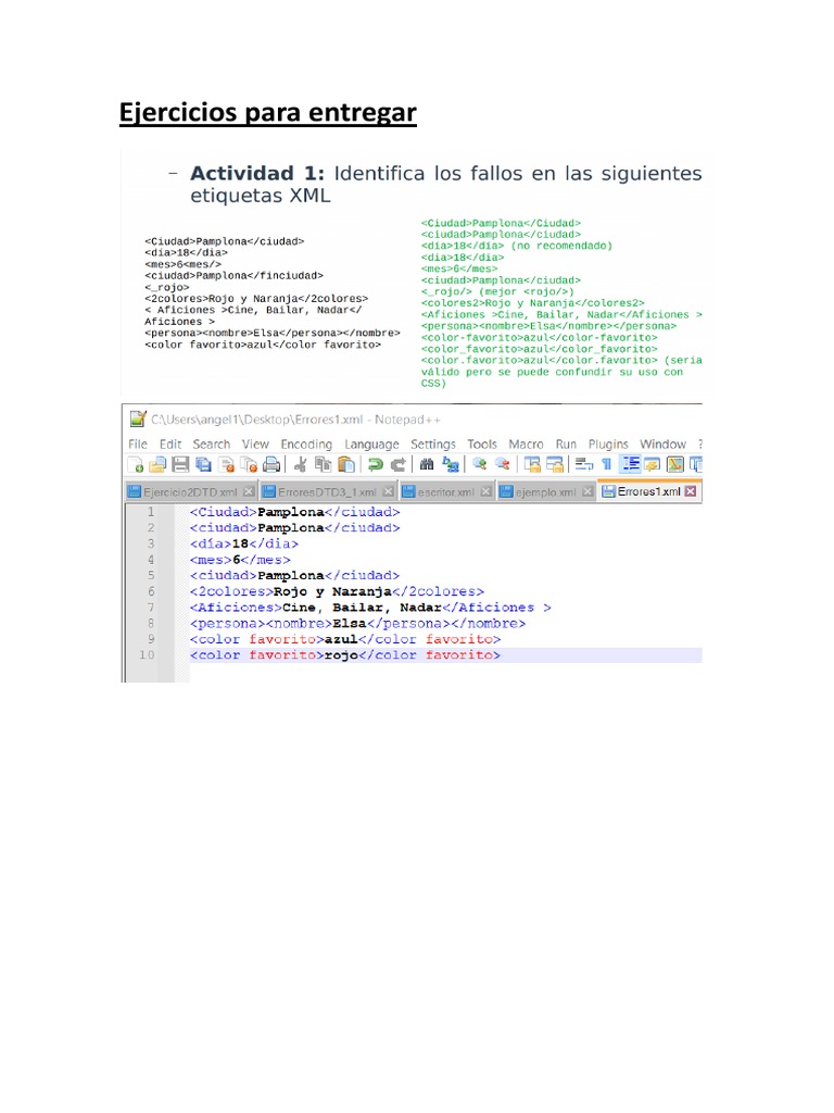 Ejercicios Tema 2 Marcas | PDF | X camino | Informática