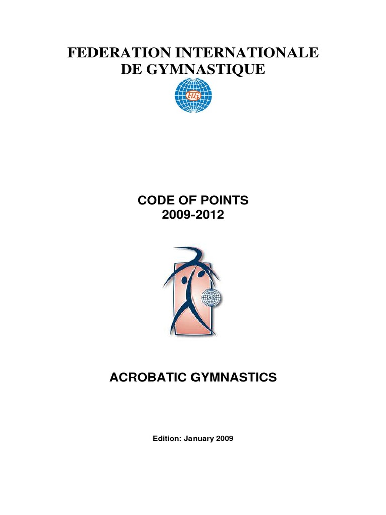 ACRO CoP 2009-2012-E | PDF | Gymnastics