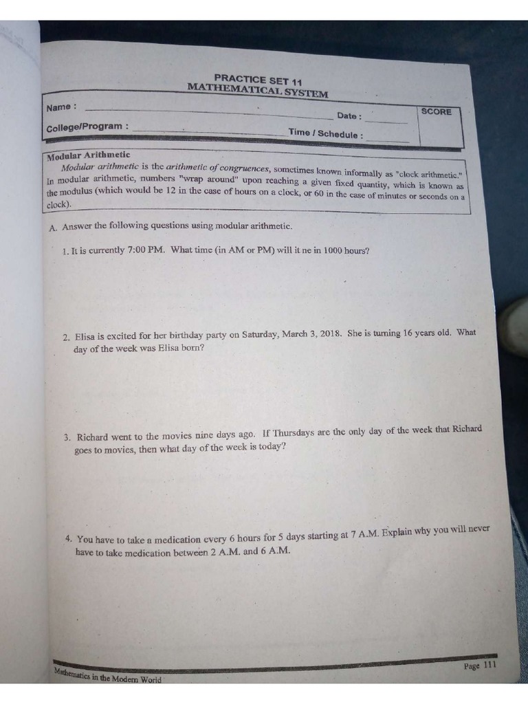 Mathematical Systems | PDF