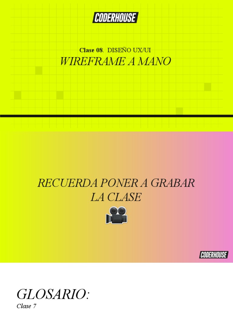 Clase 8. Wireframes A Mano | PDF | Diseño | Informática