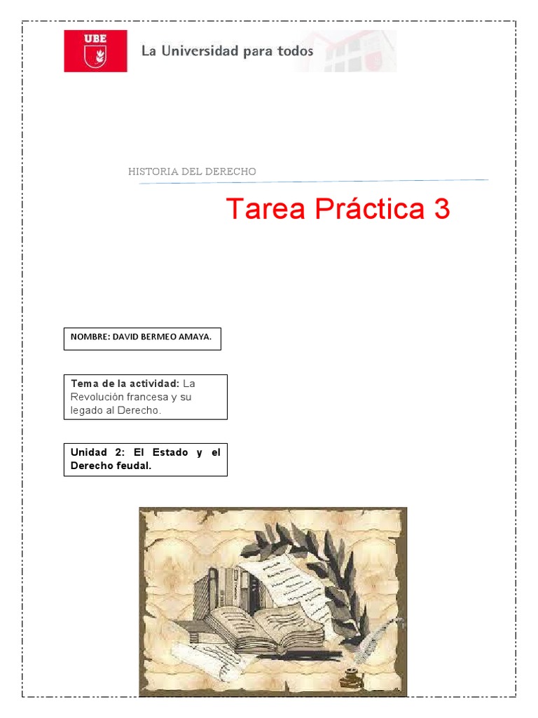 Tercera Tarea Practica | PDF | revolución Francesa | Constitución