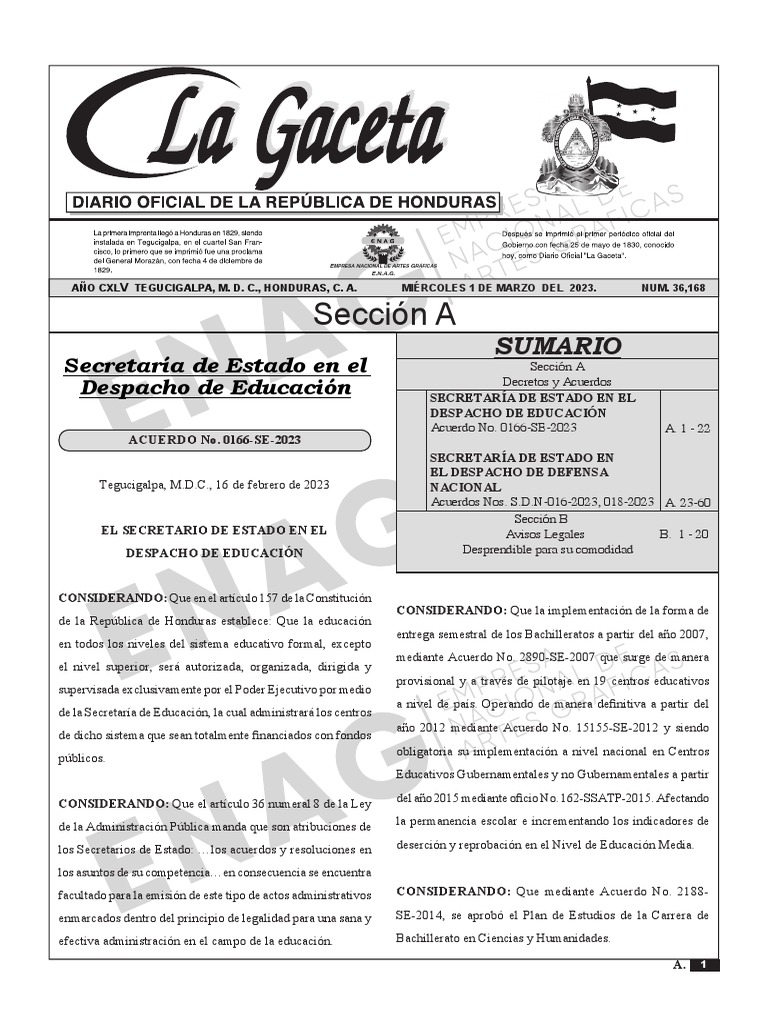 Malla Curricular 2023 | PDF | Plan de estudios | Honduras