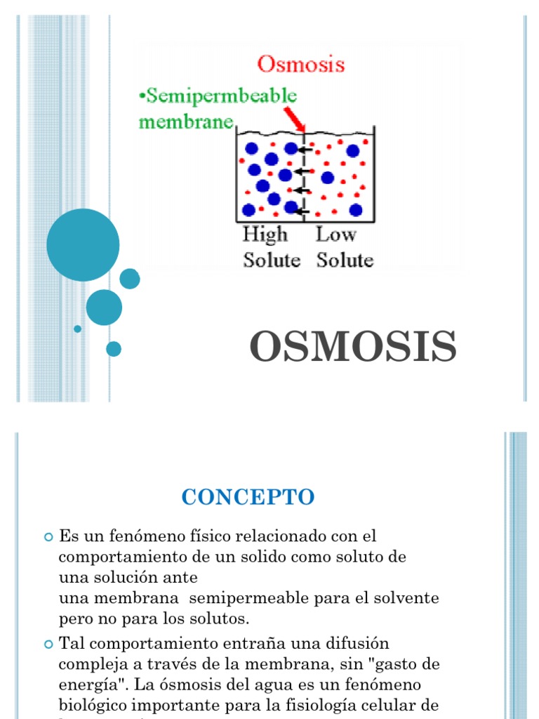 Osmosis Celular