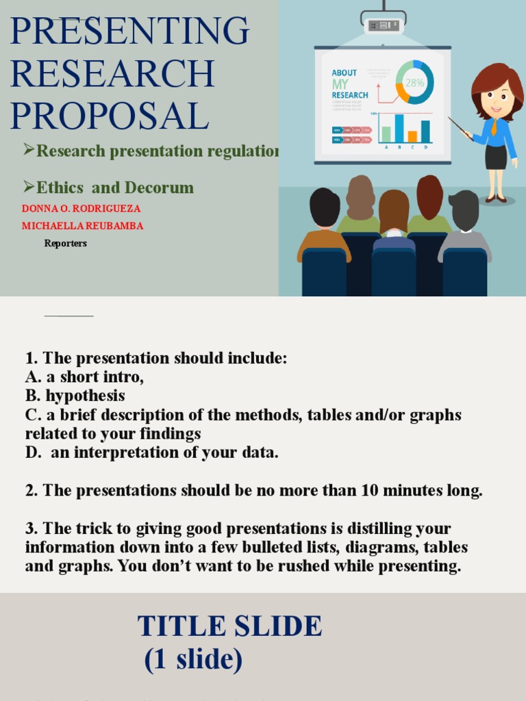Presenting Research Proposal | PDF | Statistics | Methodology