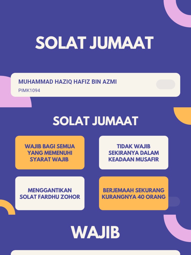 Solat Jumaat | PDF