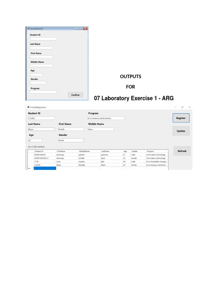 07 Laboratory Exercise 1 ARGS FOR Event Driven Programming | PDF | Parameter (Computer ...