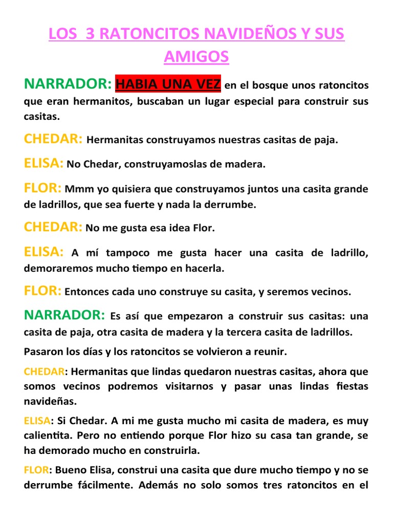Cuento Comunicacion | PDF | Nochebuena | Navidad